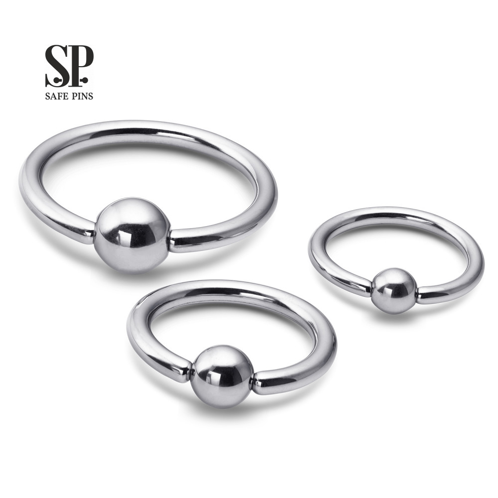 BCR titanium ring SafePins