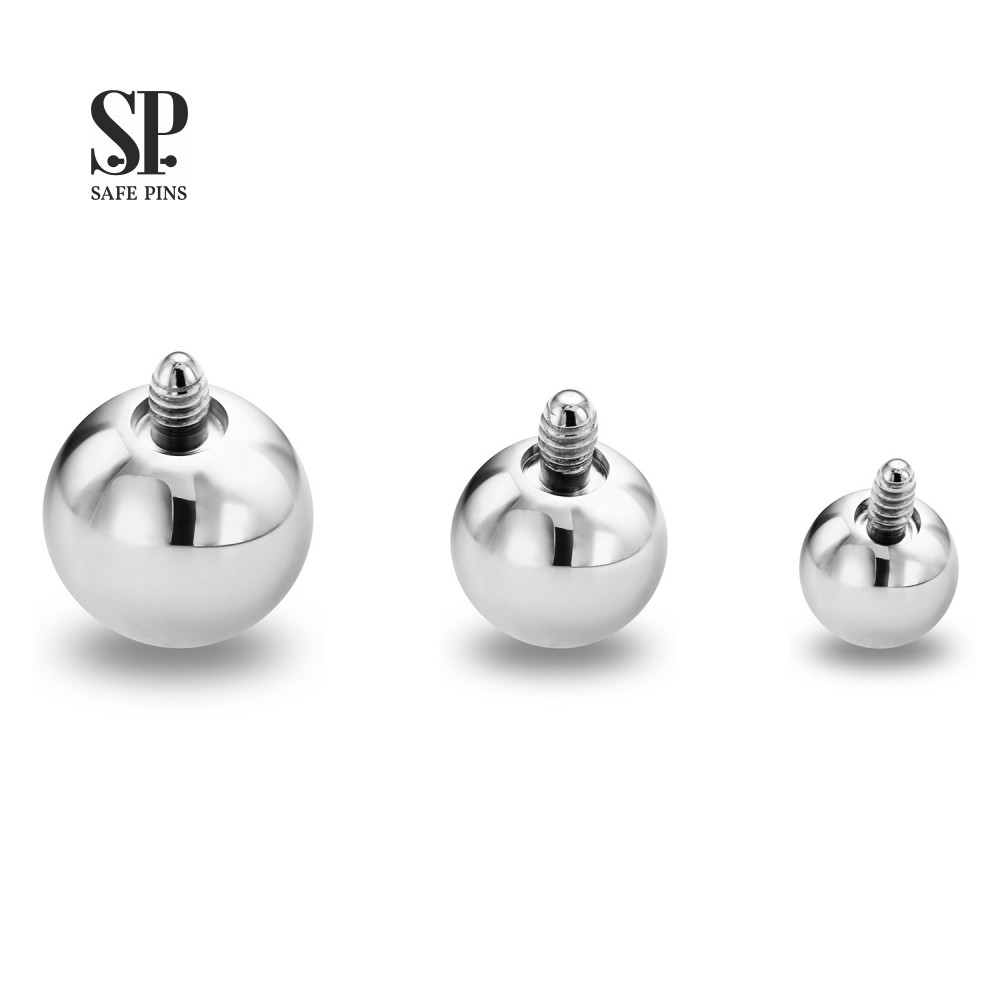 Titanium Internal threaded Ball SafePins